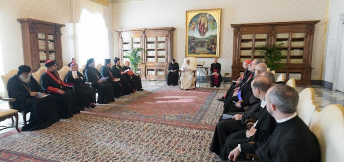 Pope receives representatives of Iraqi Churches marking anniversary of ...