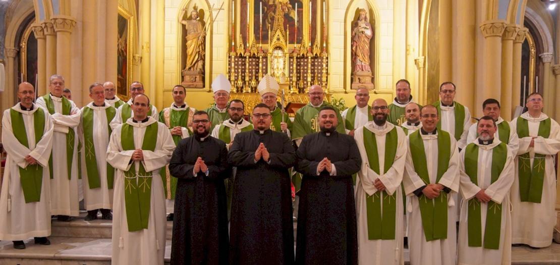 Three seminarians of Beit Jala admitted to the Holy Orders | Abouna