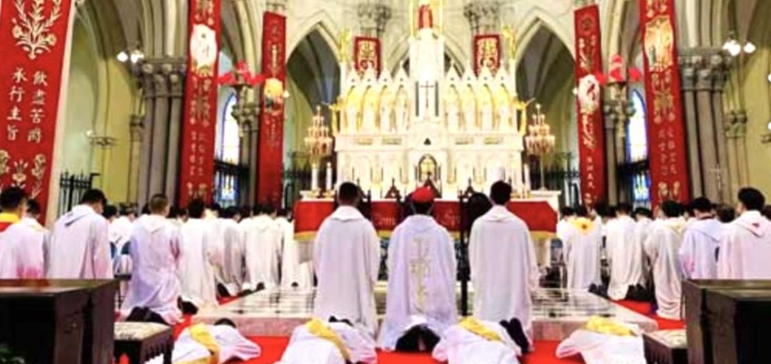 New priestly ordinations for Chinese dioceses on the feast of St. Mark ...