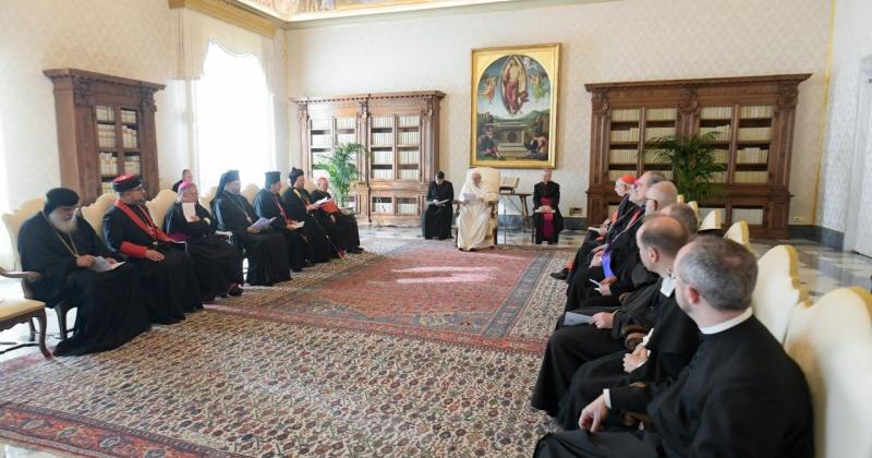 Pope receives representatives of Iraqi Churches marking anniversary of ...