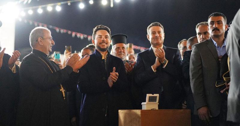 Jordan: Crown Prince Hussein joins Karak Christian community in ...