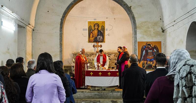 Holy Mass celebrated at Mosul monastery for first time in 20 years | Abouna
