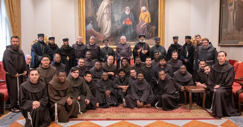 The Franciscans of the Custody of the Holy Land receive Easter ...