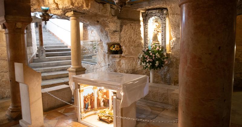The Milk Grotto in Bethlehem is one of the most popular shrines of ...