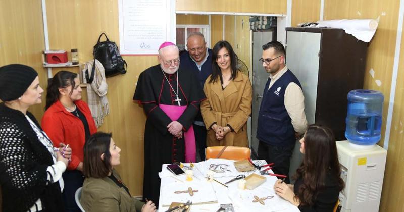 Jordan: Archbishop Paul Richard Gallagher visits Caritas Jordan Center in Madaba, March 12 | Abouna