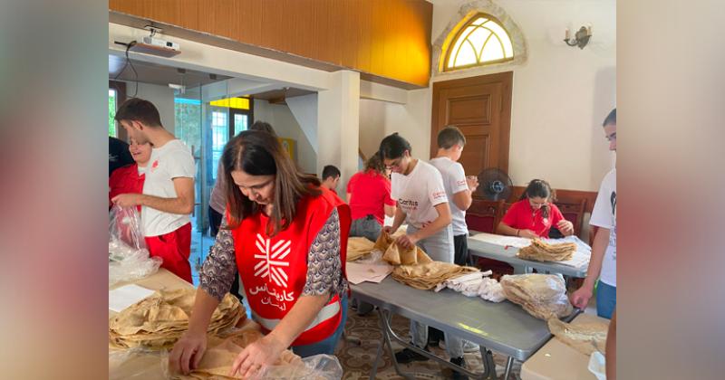 Caritas Lebanon delivers 130,000 hot meals in four days | Abouna