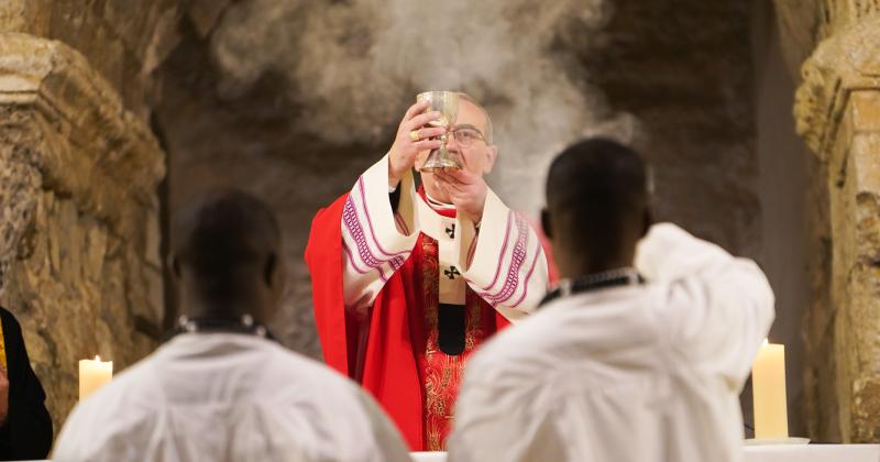 Cardinal Pizzaballa commemorates the crowning with thorns in Jerusalem ...