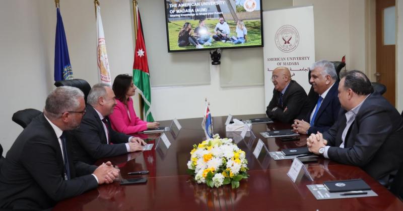 Greek Ambassador in Jordan visits AUM, discusses academic cooperation ...