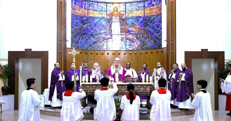 Cardinal Pizzaballa celebrates Holy Mass at the Sacred Heart of Jesus ...