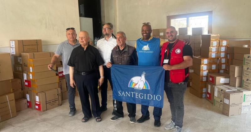 A delegation of Sant'Egidio brings humanitarian aid to needy Syrians ...