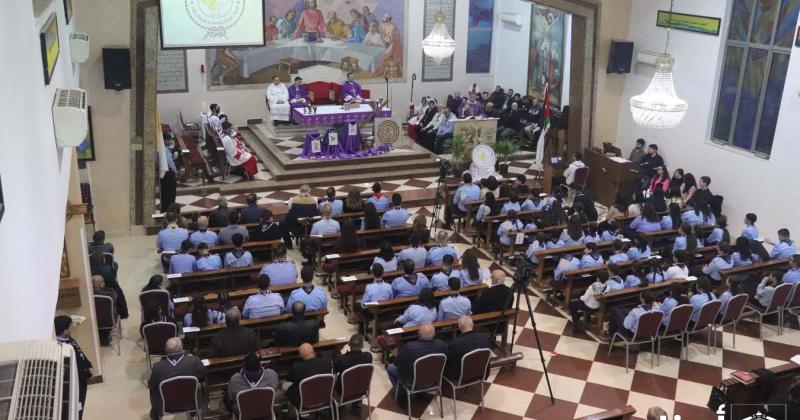 Jordan: Bishop Twal celebrates Holy Mass in Northern Zarqa | Abouna